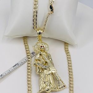 Accessories | The Grim Reaper And Chain Gold Plated | Poshmark